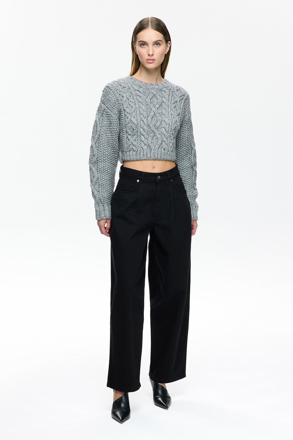 Regular Fit Siyah Renkli Kadın Kot Pantolon - DENIM PANT 407 – LES ...