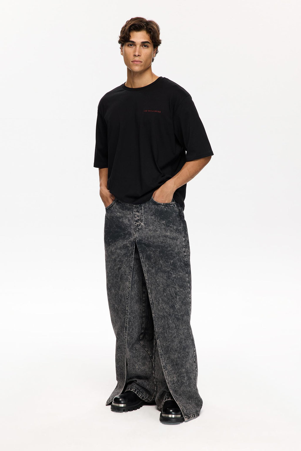 Regular Fit Siyah Renkli Erkek Kot Pantolon - DENIM PANT 206 – LES ...